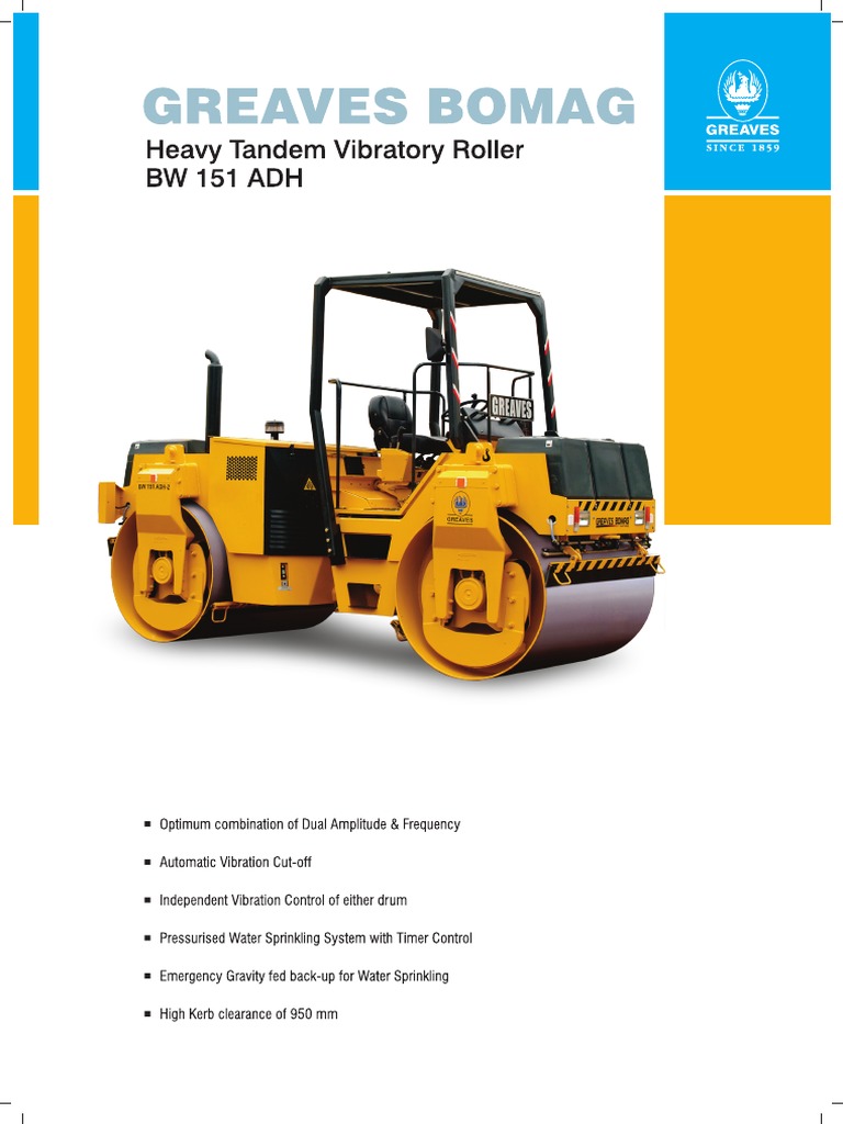 Heavy Tandem Roller | PDF