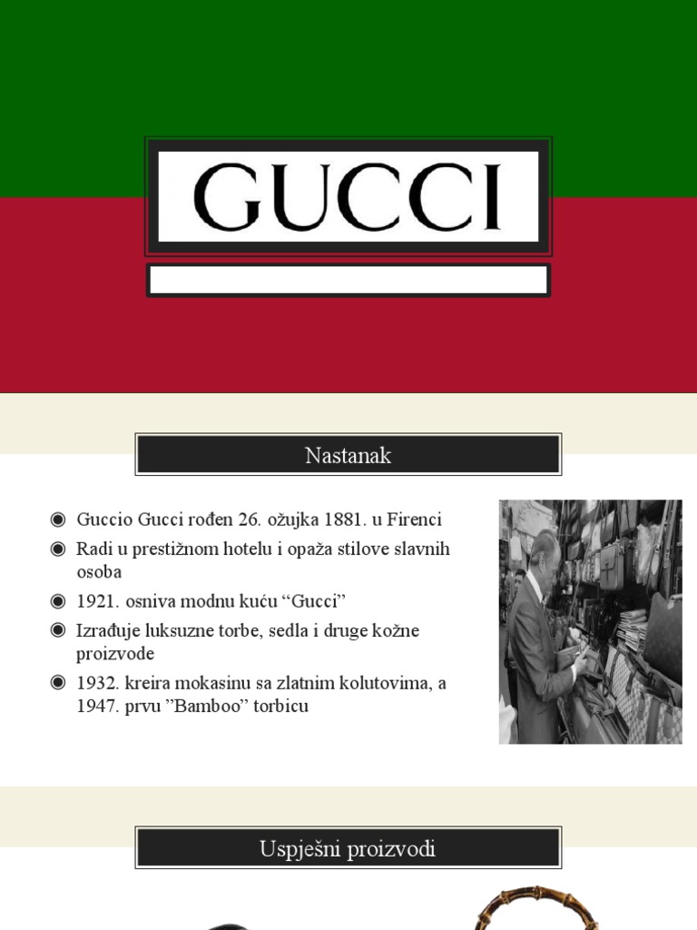 Gucci Prezentacija | PDF