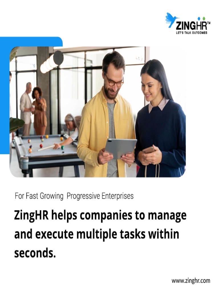 Zinghr Helps Companies To Manage and Execute Multiple Tasks Within ...