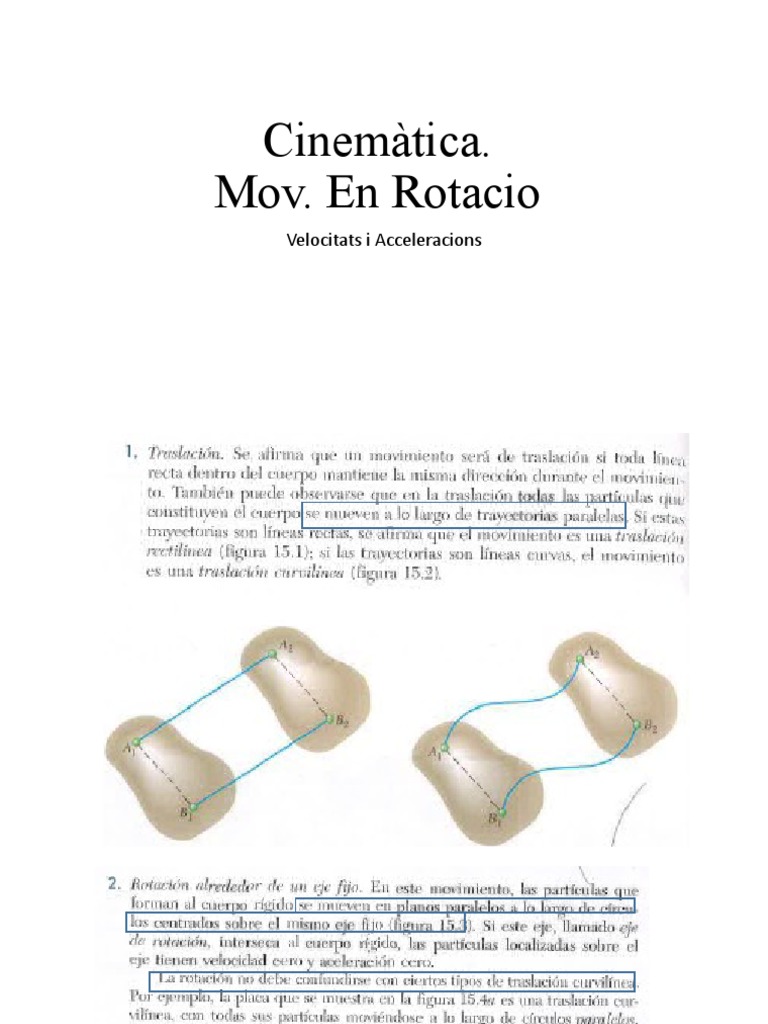 S.9 Repas Estatica - Cinematica, Tralacio, Rotacio, Pla General - Còpia ...