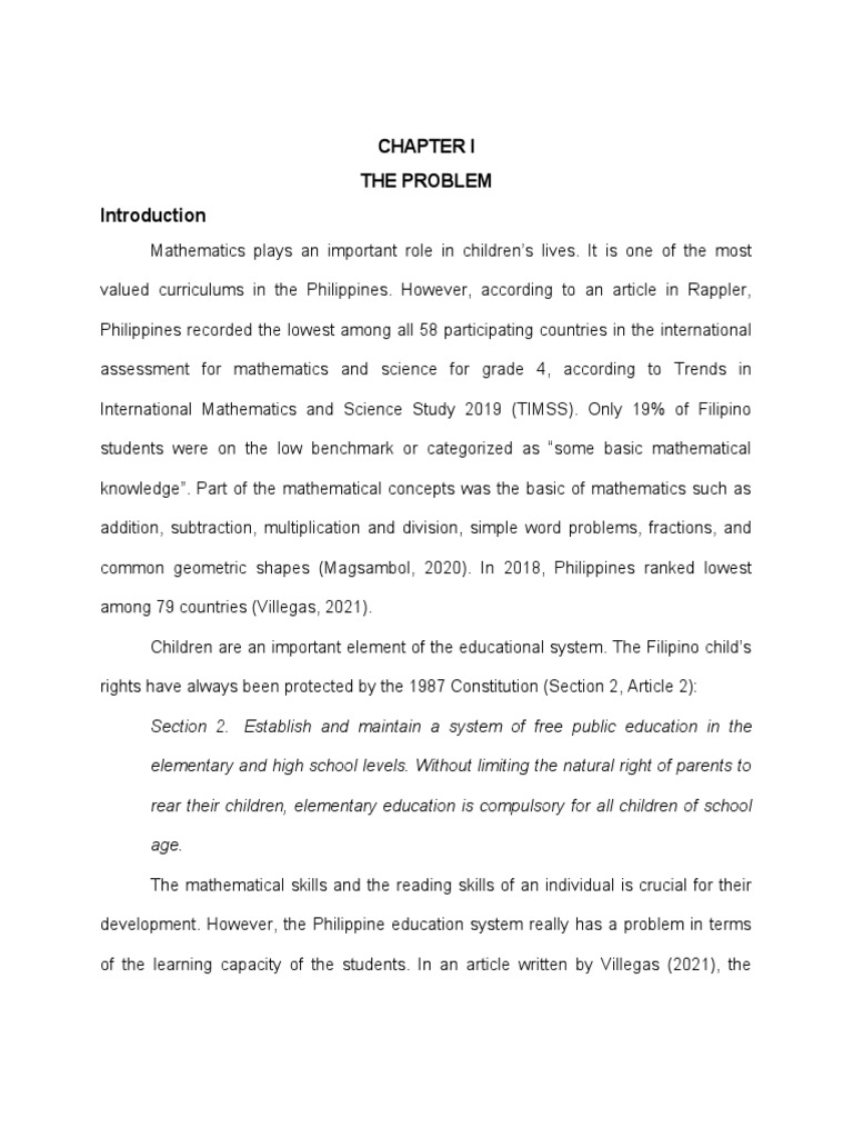 Chapters I 3 | PDF | Learning | Teaching Mathematics