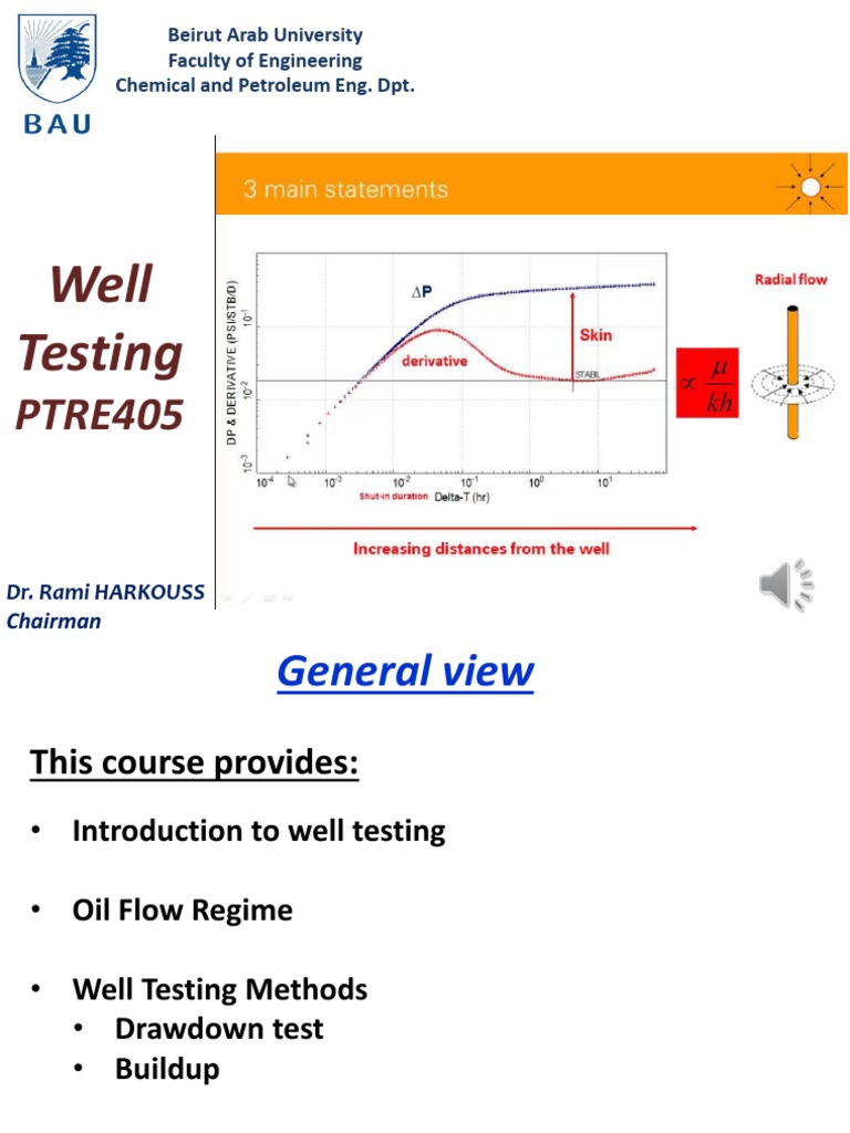 Introduction To Well Testing | PDF | Petroleum Reservoir | Borehole