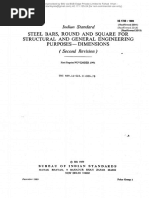 Is 1732 1989 - Steel Bar Round and Square PDF | PDF | Rolling ...