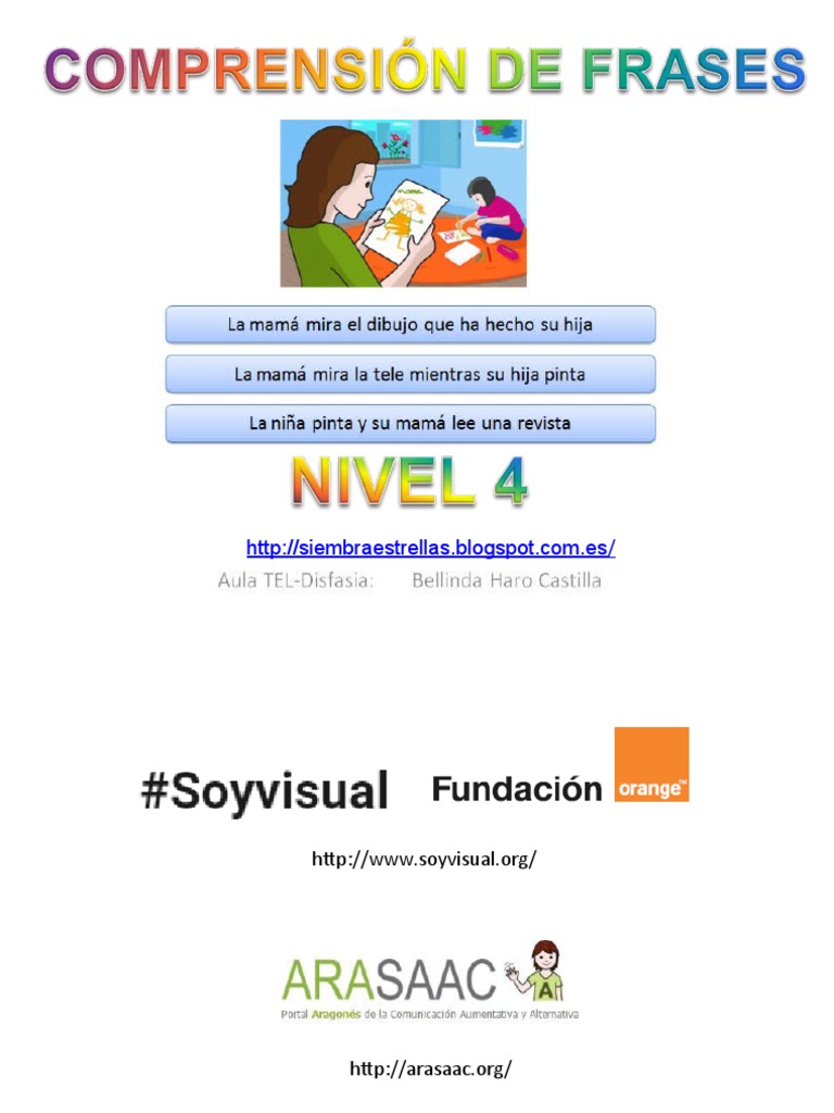 Comprension de Frases Nivel 4 | PDF
