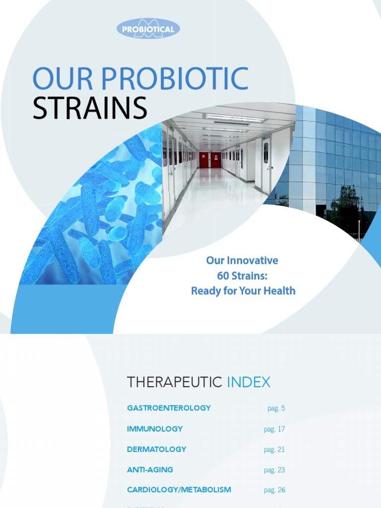Catalogue Our Probiotic Strains Probiotical Publ - 06-2020 | PDF ...