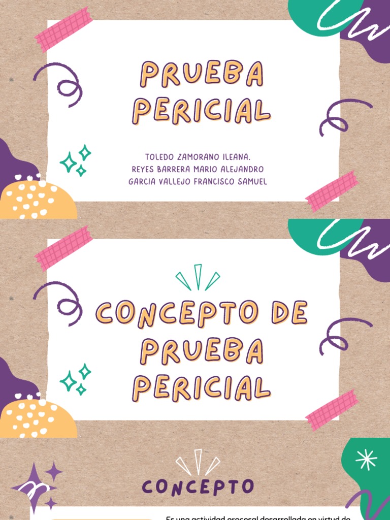 Prueba Pericial | PDF | Testigo experto | Experto