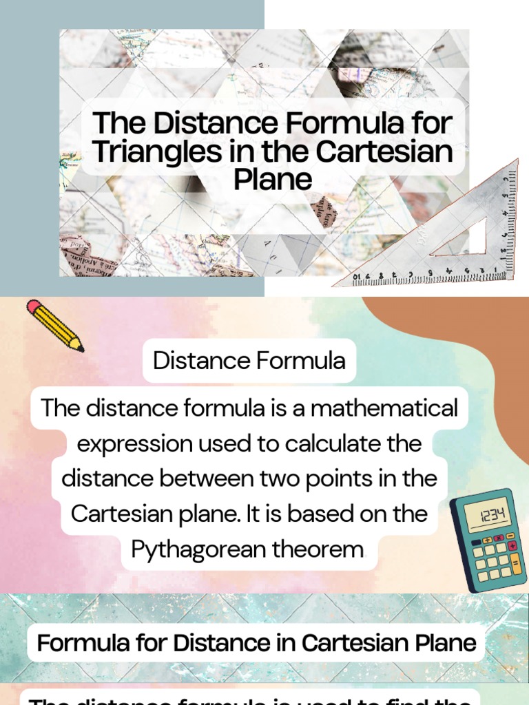 Distance Formula for Triangles | PDF