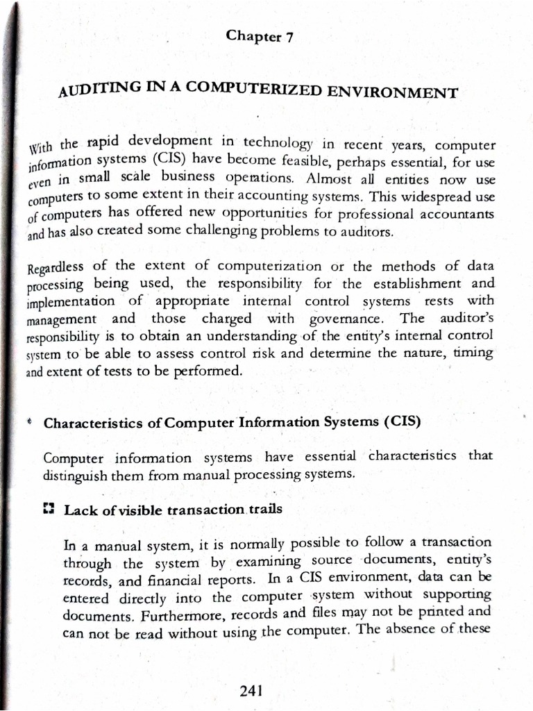 Auditing-in-CIS-Environment | PDF