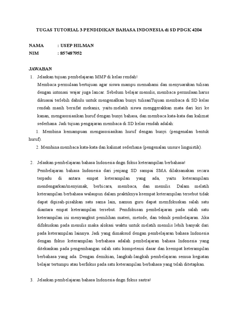 TT3 INDO | PDF