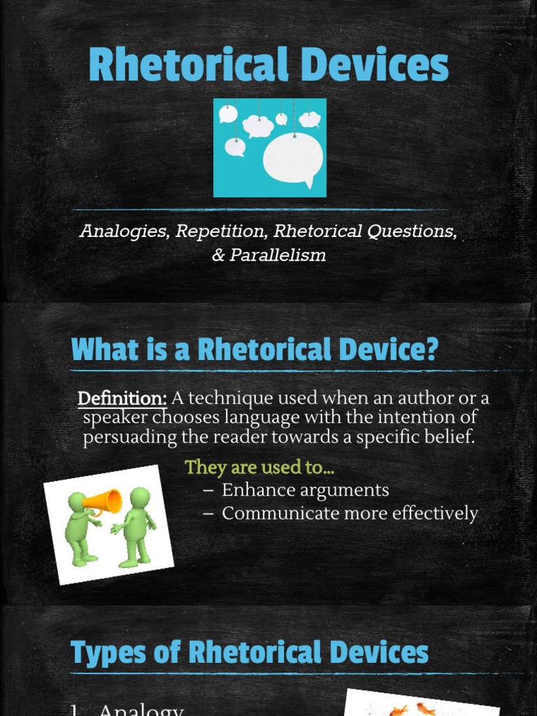 Rhetorical Devices 1 | Download Free PDF | Rhetoric | Analogy