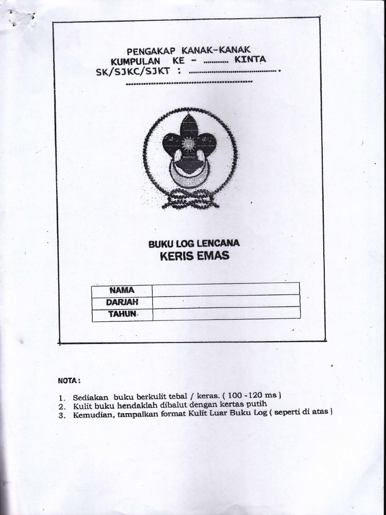 Buku Log Keris Emas | PDF