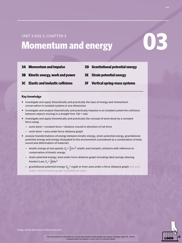 Edrolo ch3 | PDF | Momentum | Force