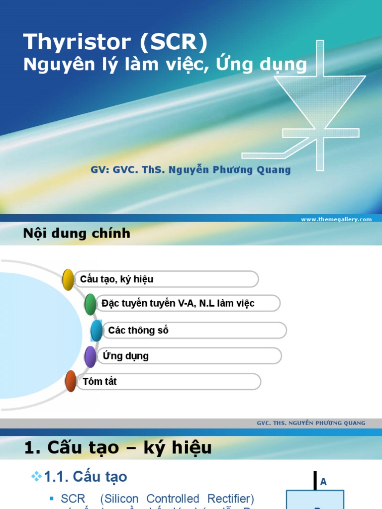 Thyristor (SCR) | PDF