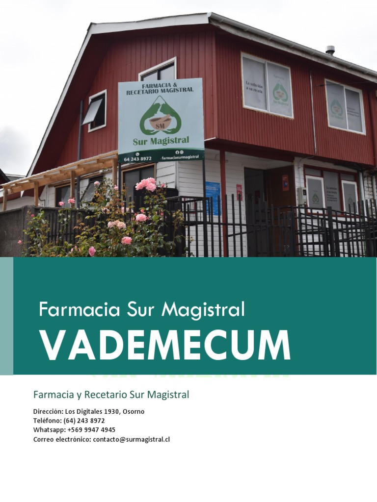VADEMECUM Farmacias Sur Magistral | PDF | Drogas | Medicina CLINICA