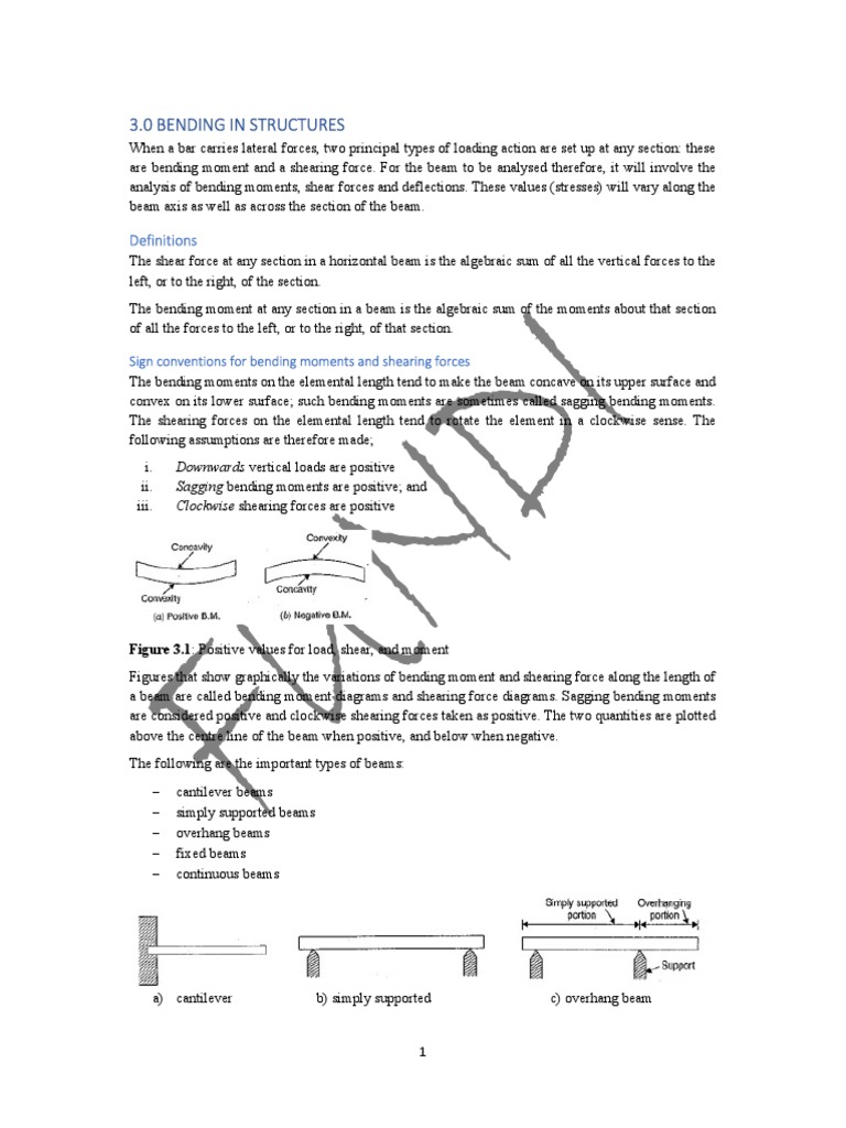 TOS 1 BMD | PDF | Bending | Beam (Structure)