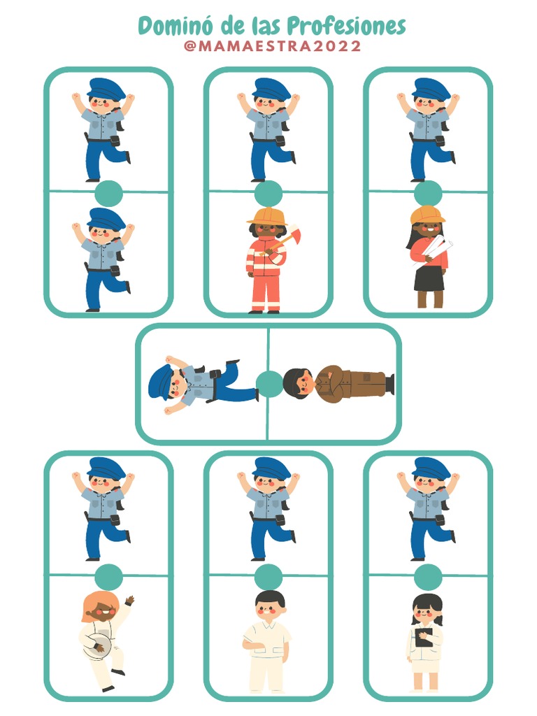 Dominó de Las Profesiones | PDF