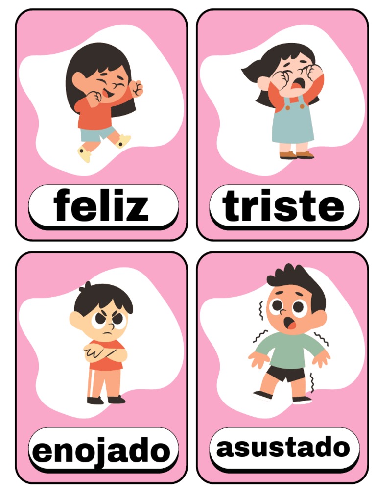 Memorama de Emociones para Niños | PDF