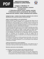 ESTRUCTURA Del Texto DRAMÁTICO Interna y Externa - Con EJEMPLOS! | PDF ...