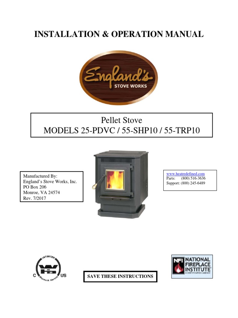 Pellet Stove | PDF | Stove | Chimney