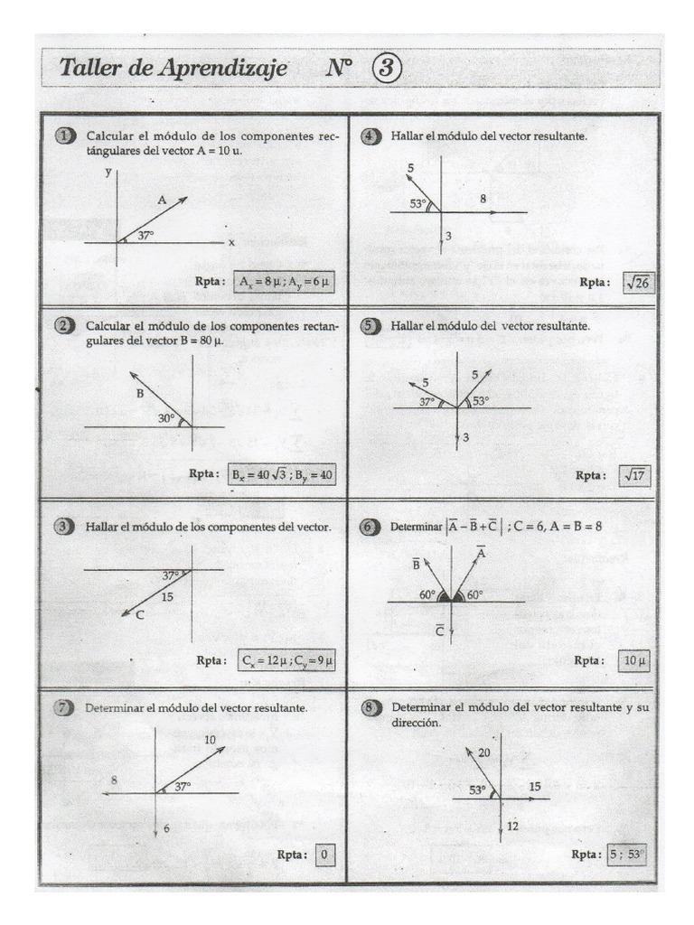 Descomposicion De Vectores Pdf