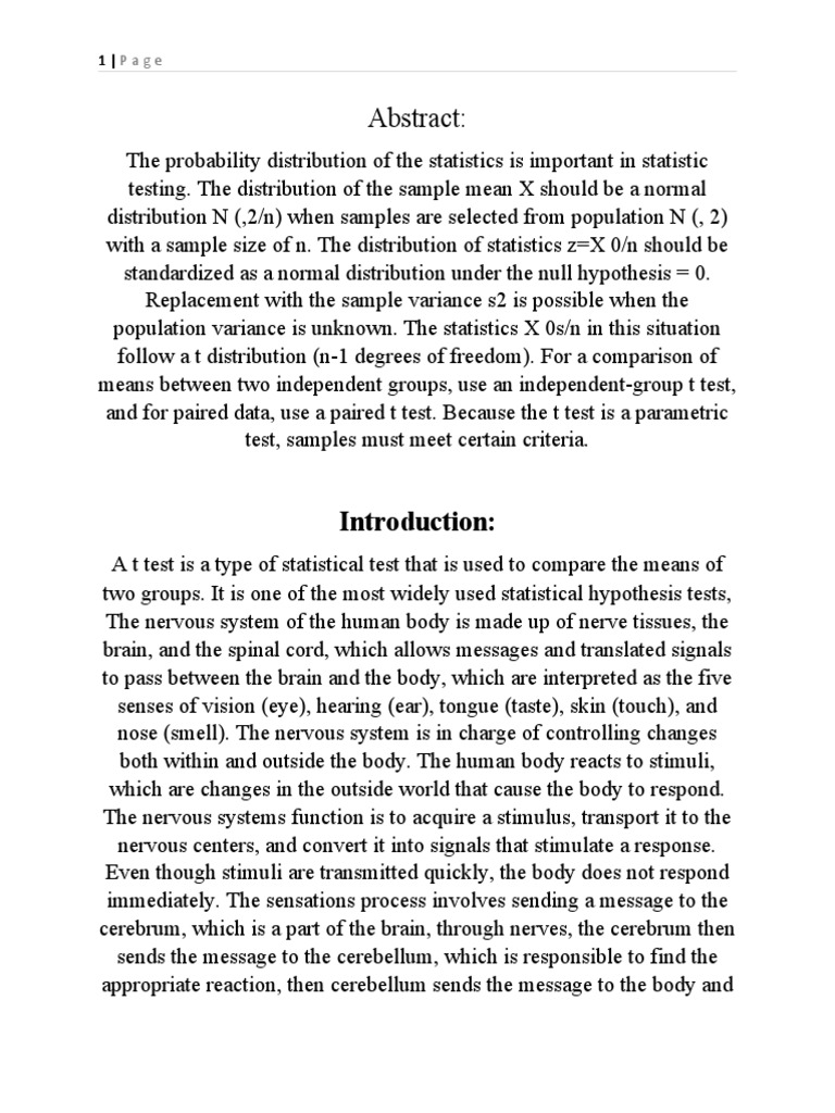 Animal Lab Reaction Time | PDF | Mental Chronometry | Neuron Animal Lab Reaction Time | PDF | Mental Chronometry | Neuron