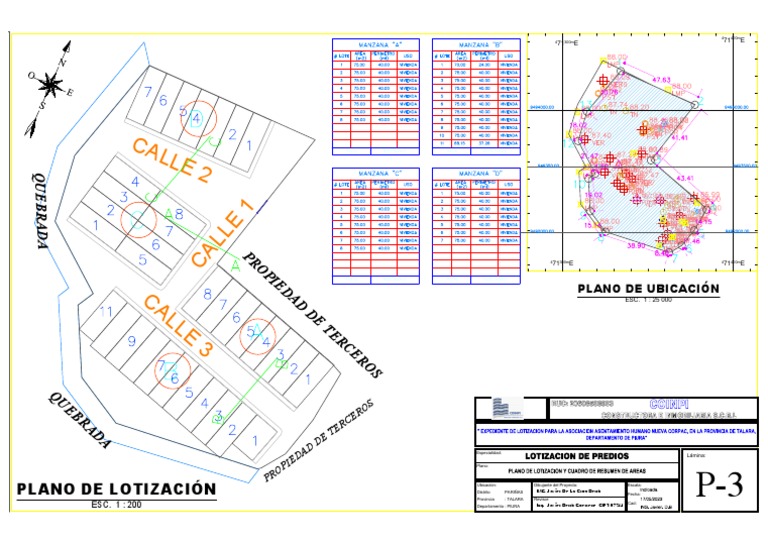 Plano de Lotizacion | PDF