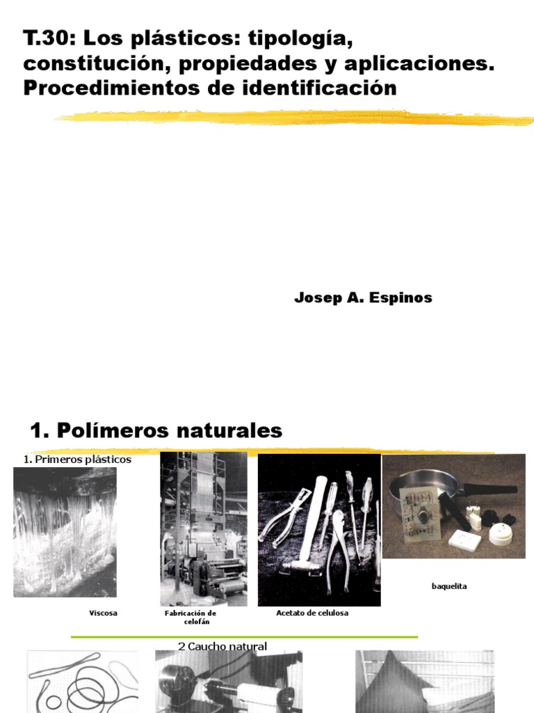 Guía Completa de Plásticos y su Identificación | PDF | El plastico | Termoplástico