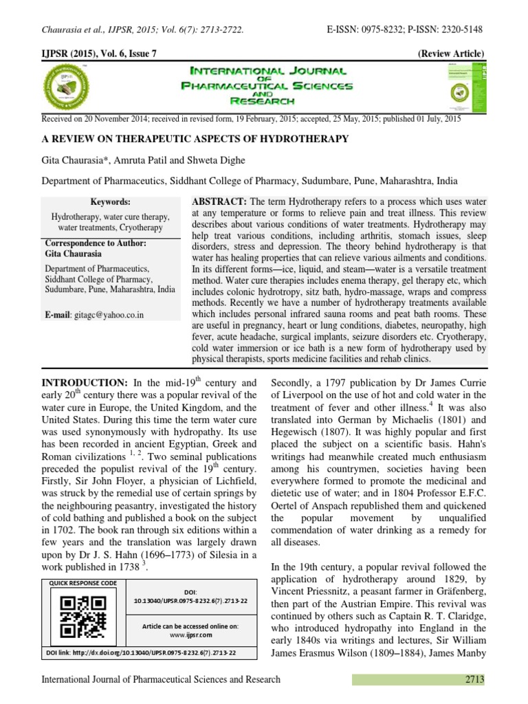 7 Vol. 6 Issue 7 IJPSR 2015 RE 1586 | PDF | Gel | Massage