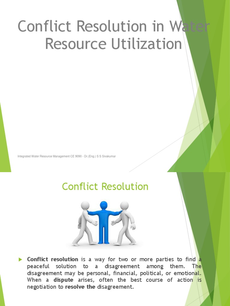 L11 Conflicts in Water Resource Utilization in Northern Sri Lanka | PDF | Conflict Resolution ...