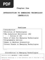 Chapter 1 and Chapter 2 About Emerging Technology & Data | PDF | Human ...