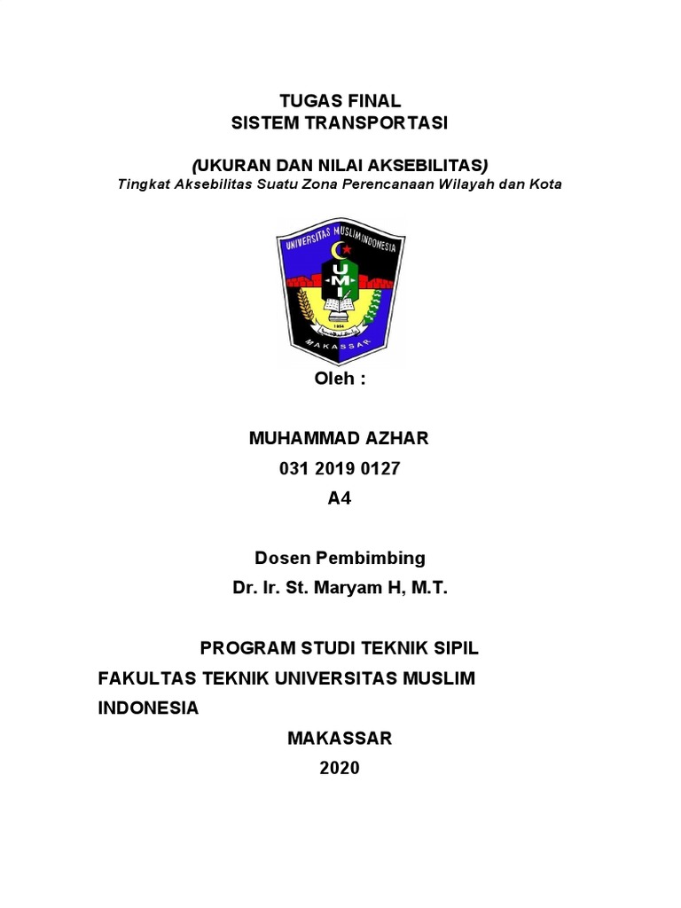 Muhammad Azhar Baharuddin. 03120190127. A4. Ukuran Dan Nilai ...