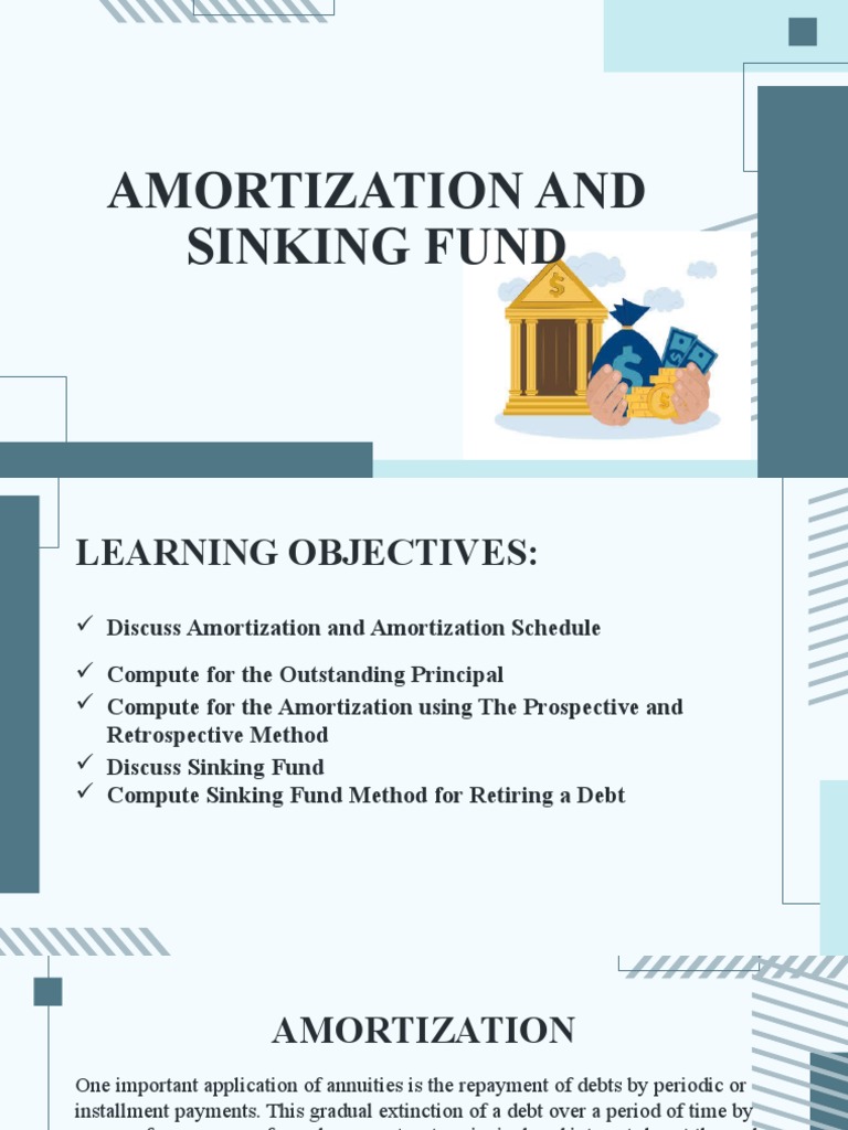 Lesson 5 Amortization and Sinking Fund | PDF | Debt | Interest