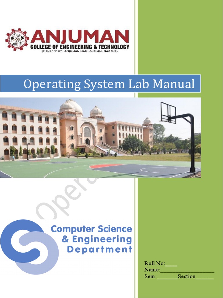 Operating System Lab Manual 19 20 | PDF | Operating System | Computer File
