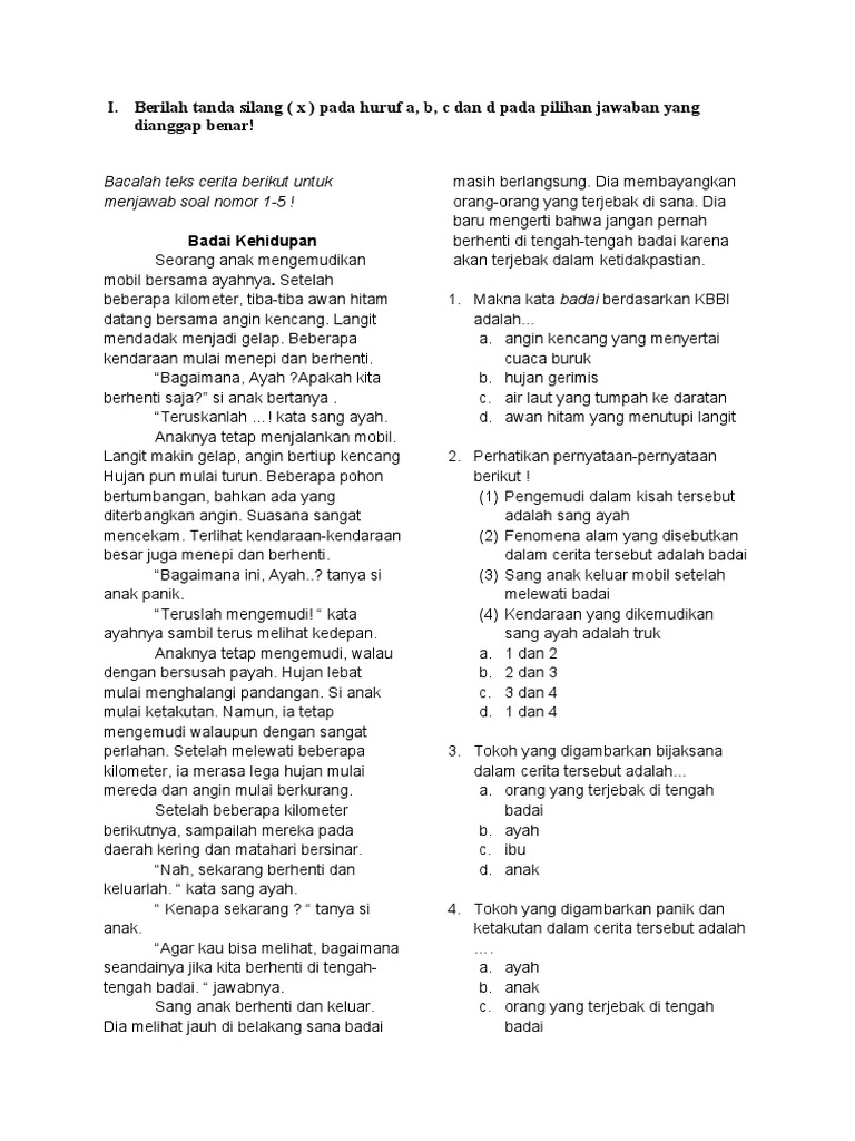 Uts Bind KLS 4 | PDF | Kajian Bahasa Asing