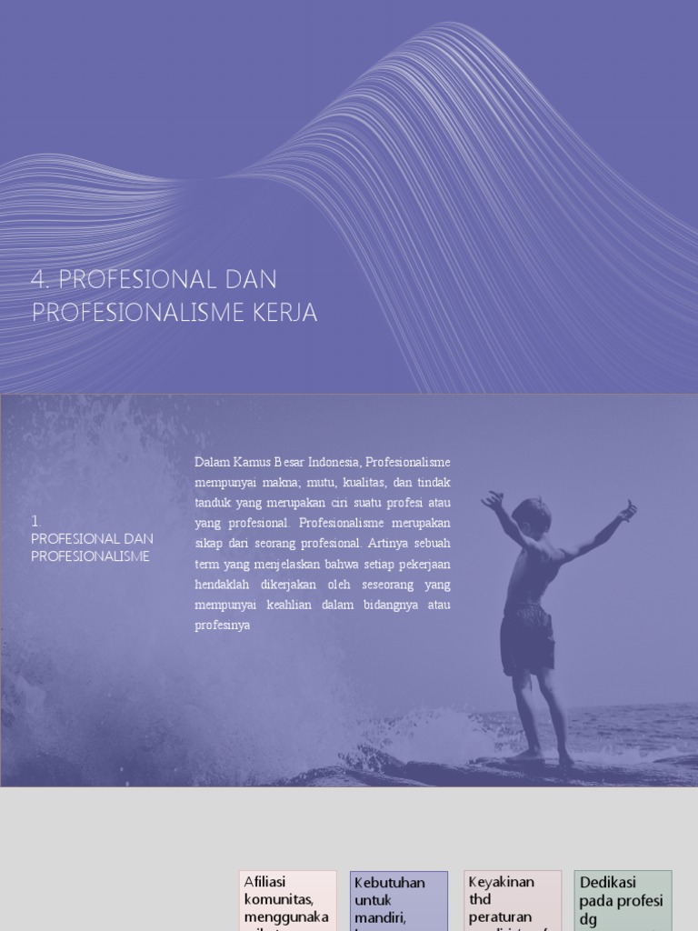 Pertemuan 4 Profesional Dan Profesionalisme | PDF