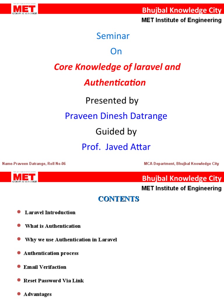 Seminor-Ppt New | PDF | Databases | Model–View–Controller