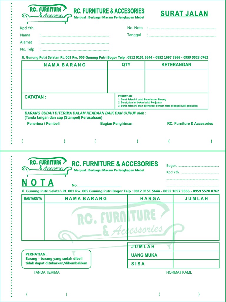 RC Surat Jalan | PDF