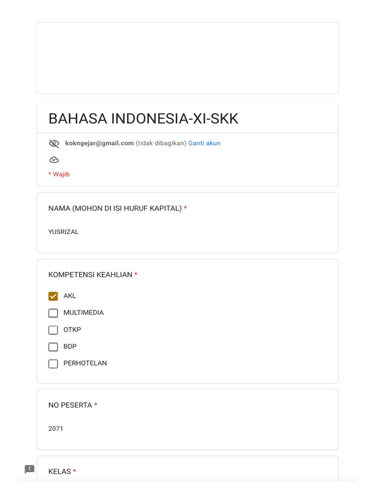 Bahasa Indonesia-Xi-Skk | PDF