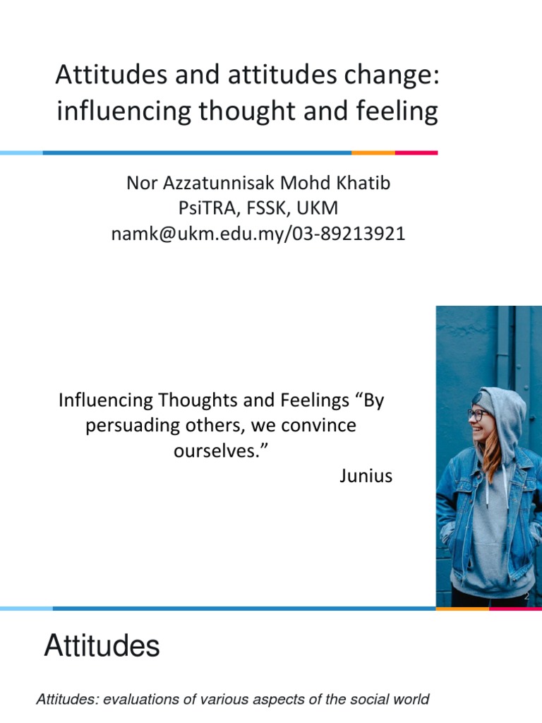 Understanding Attitudes and Their Influence | PDF | Attitude ...
