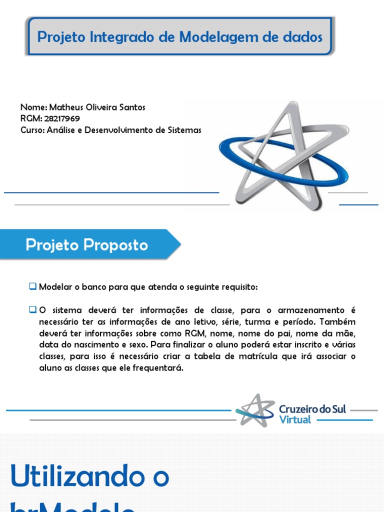 Projeto Integrador - Modelagem de Dados | PDF | Bancos de dados | SQL