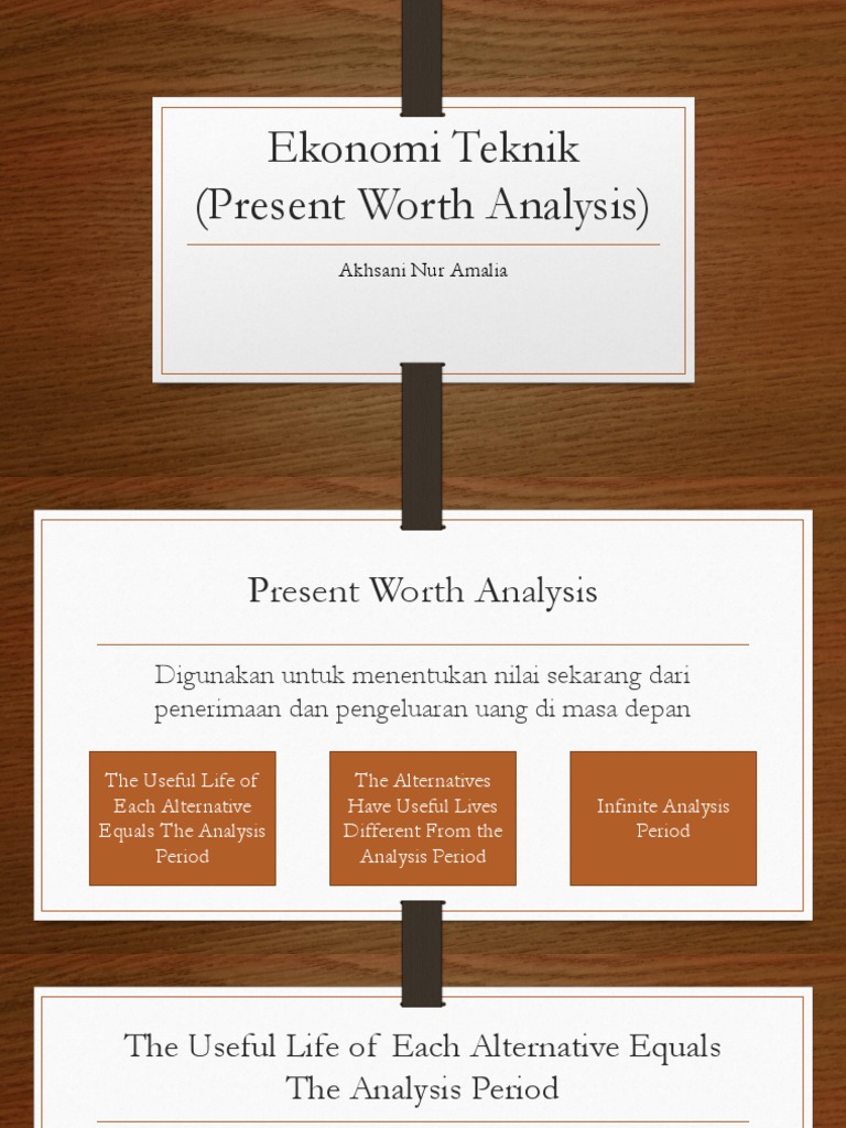 Present Worth Analysis | PDF | Teknologi & Rekayasa