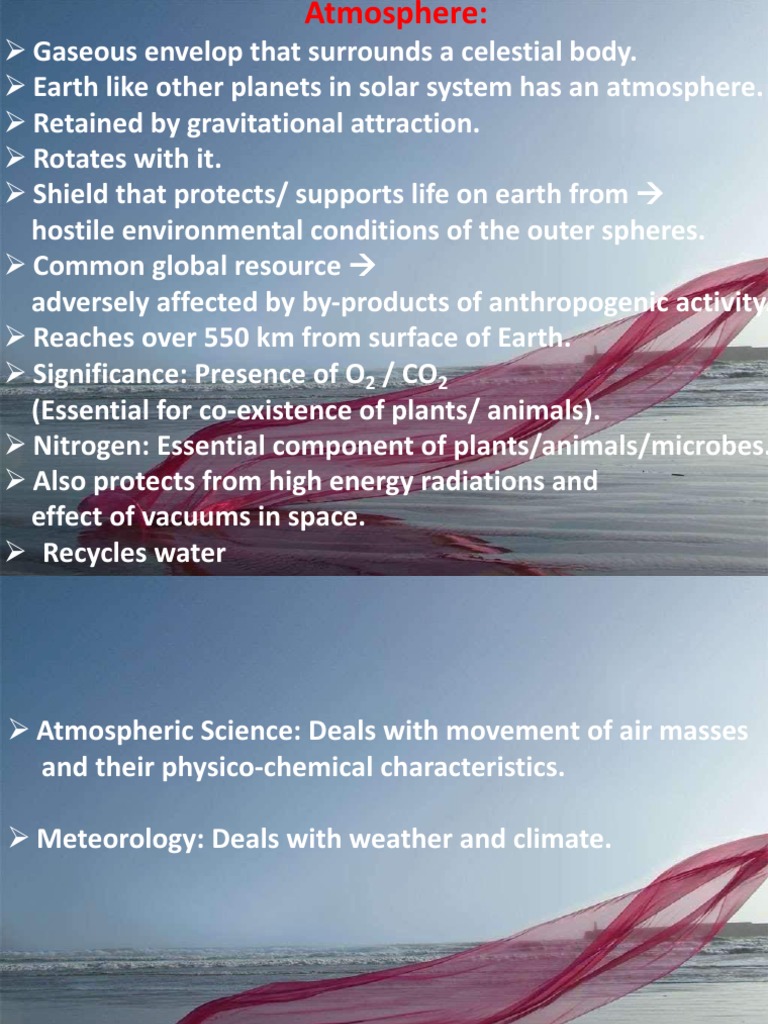 Structure and Composition of Atmosphere - Compressed | PDF | Atmosphere Of Earth | Troposphere
