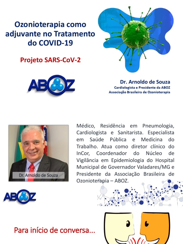 OzonioTerepia No Brasil e No Mundo - ABOZ | PDF | Oxigênio | Câncer