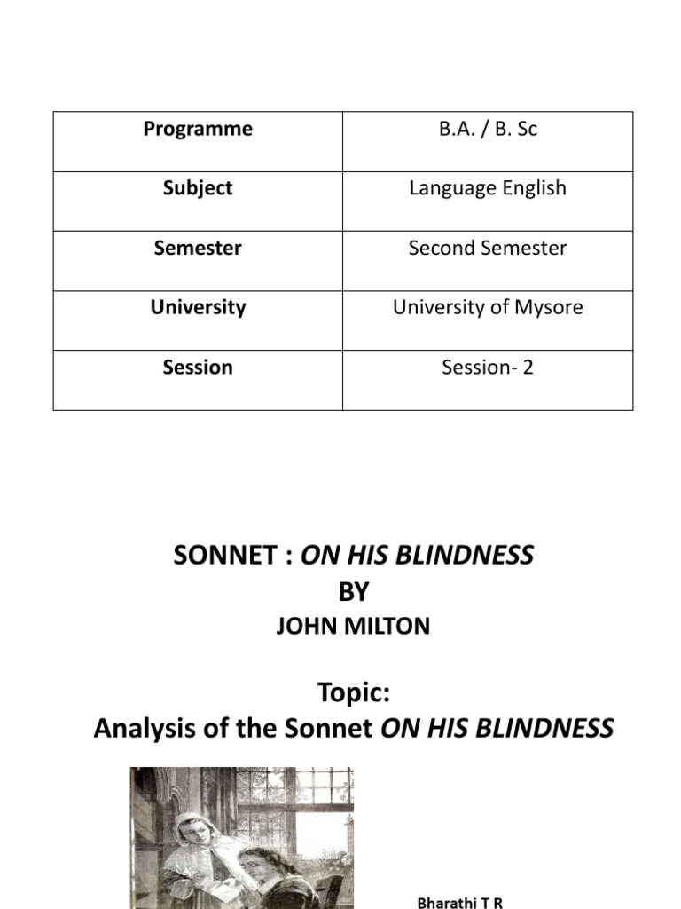 Download | PDF | Sonnets | John Milton