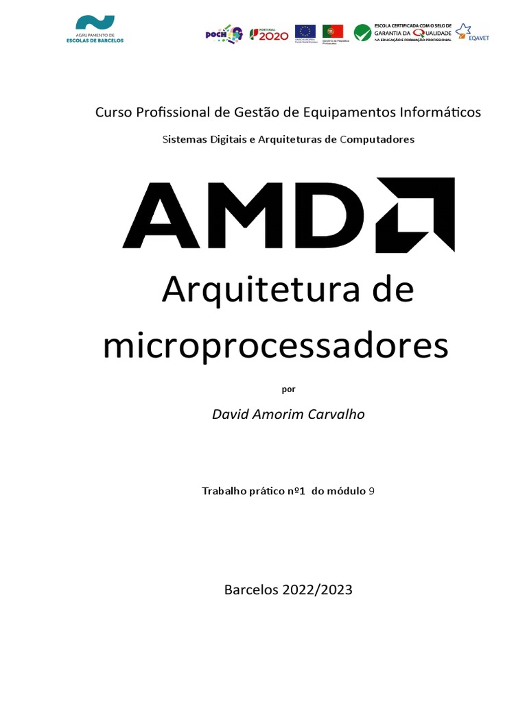 DavidN4 Microprocessadores | PDF | Microprocessador | Unidade central ...