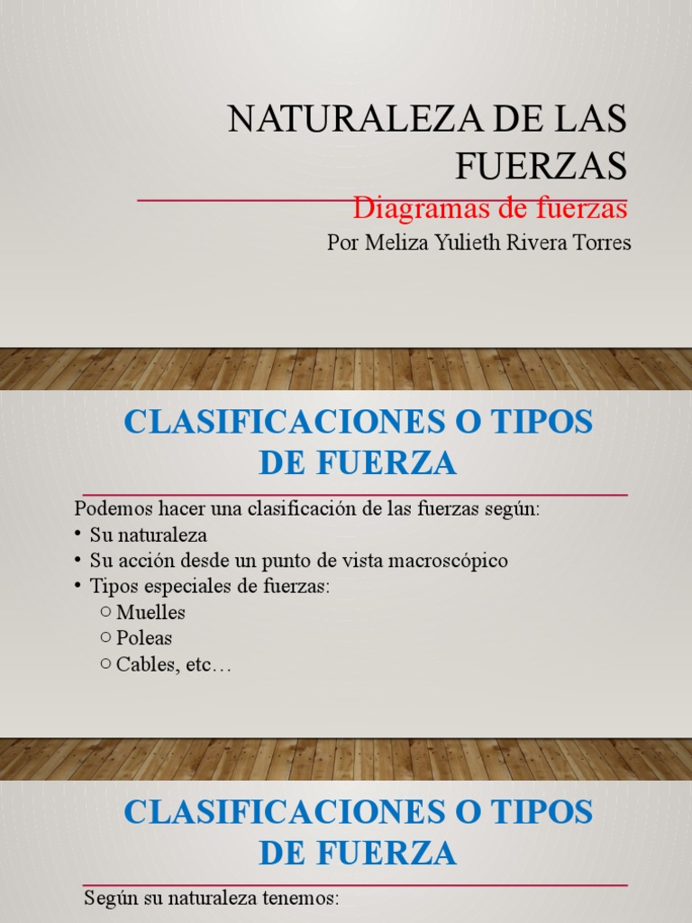 Naturaleza de Las Fuerzas y Diagramas de Fuerzas | PDF | Fuerza | Gravedad