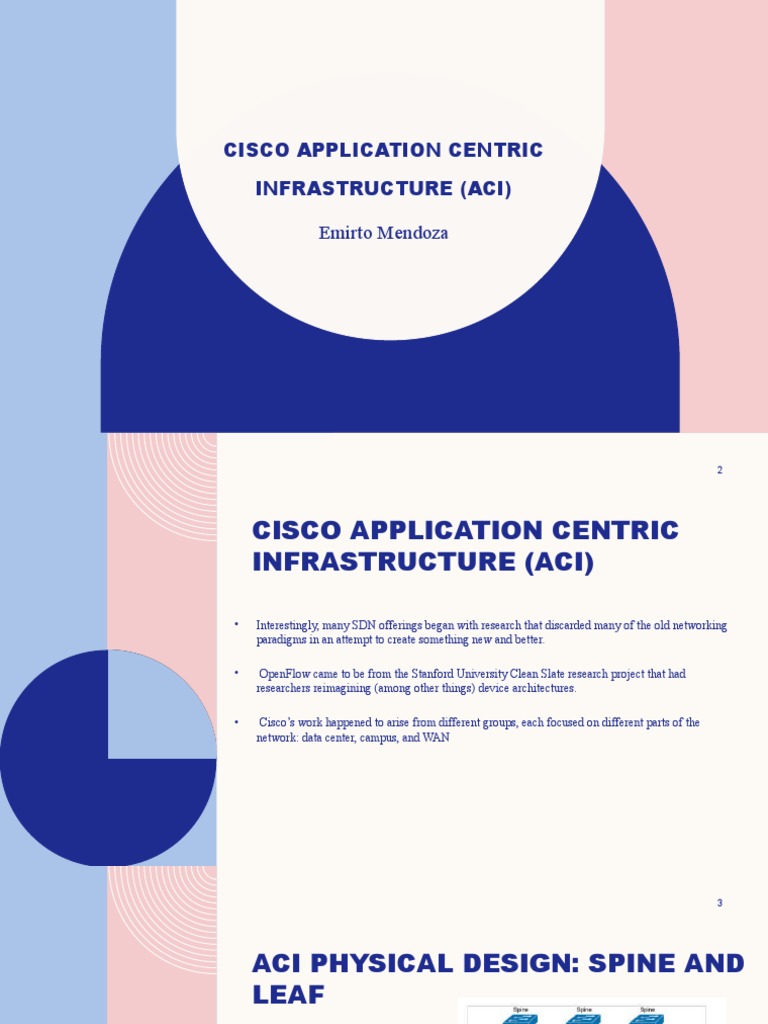 Cisco Application Centric Infrastructure (ACI) | PDF | Computer Network | Server (Computing)