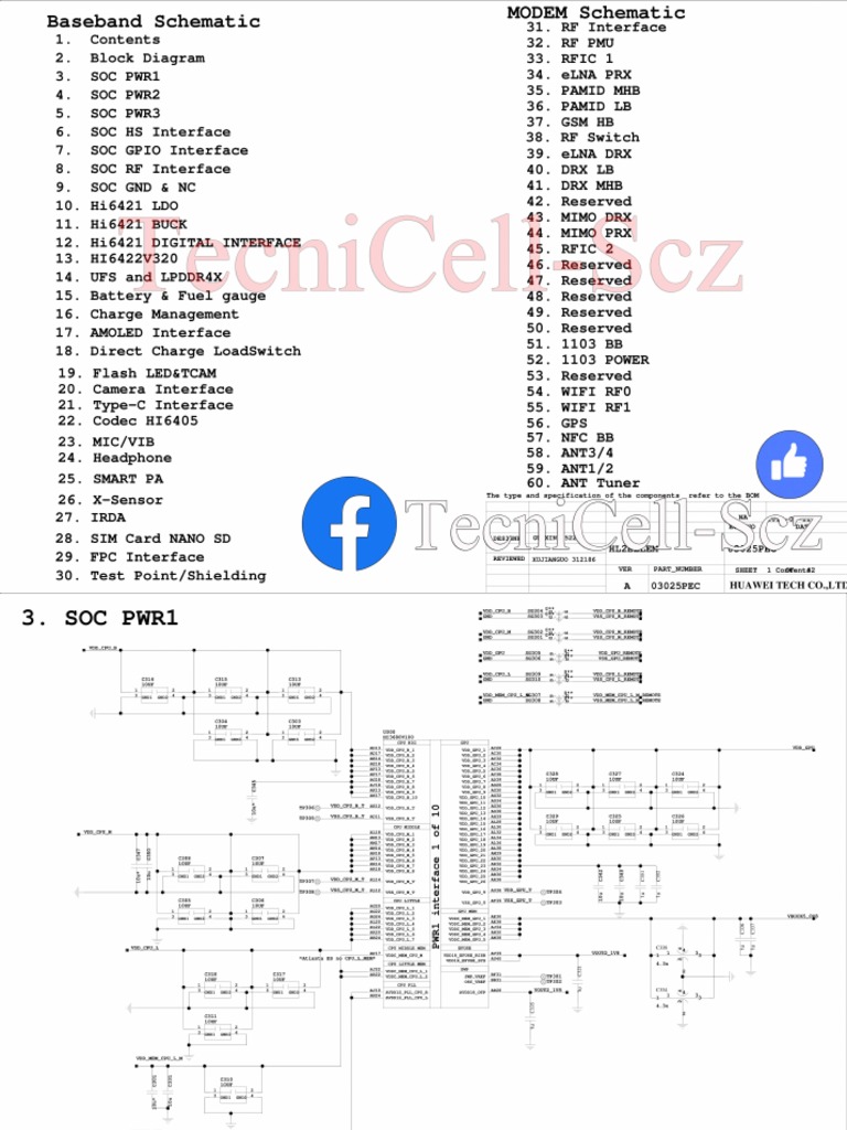 Esquematico Huawei P30 | PDF | Information And Communications ...