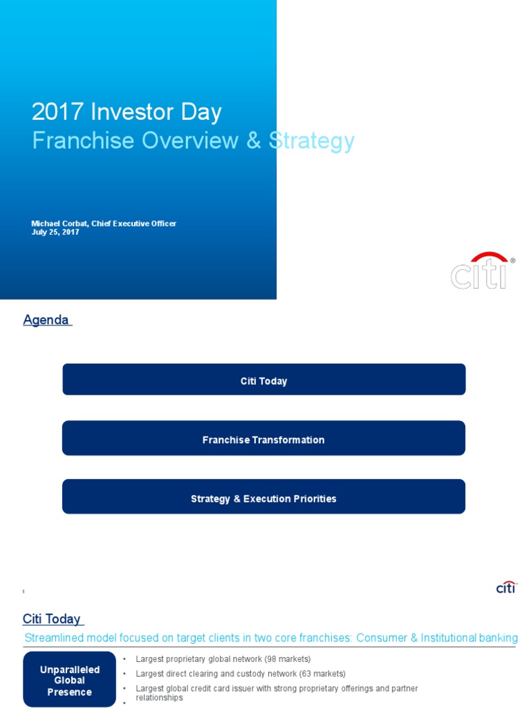 Banking - Citi - Original File1 | PDF | Basel Iii | Equity (Finance)