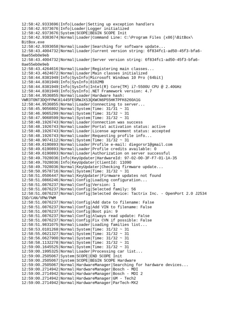 Log File | PDF | Windows 10 | Software Engineering